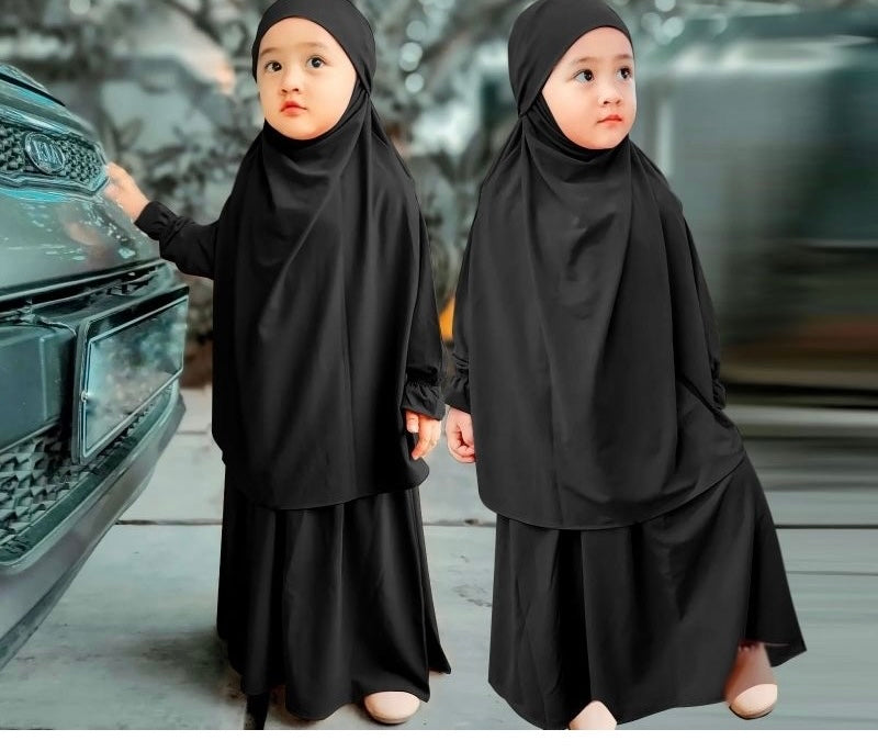 HAMRA Kid’s Set with Khimar – Deen Dunya Pte Ltd